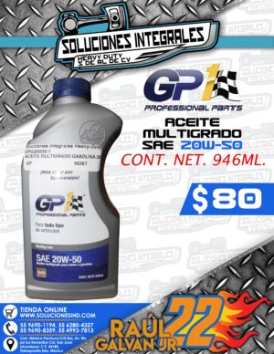 GP1 ACEITE SEMI-SINTÉTICO SAE 15W-40 – Soluciones IHD