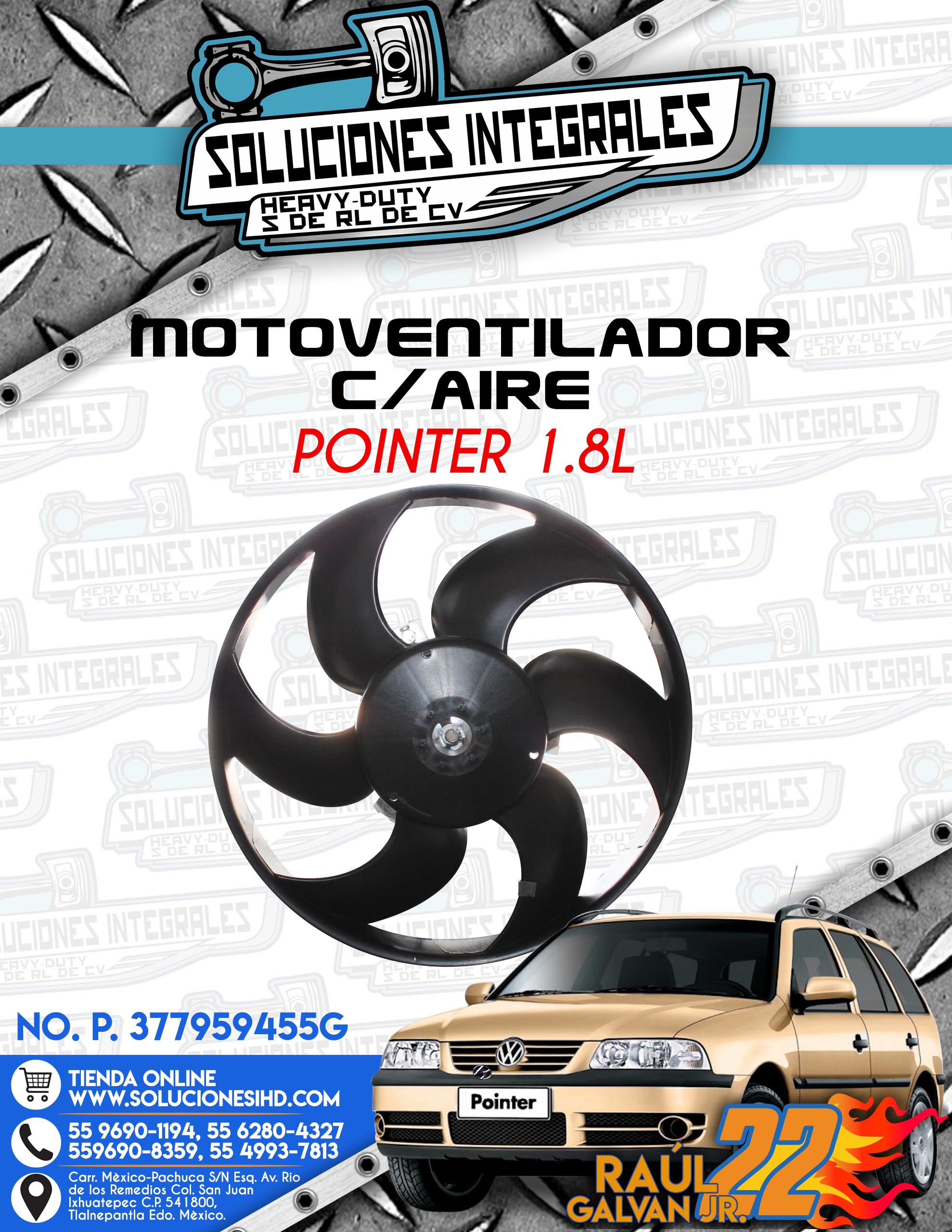 MOTOVENTILADOR CON AIRE POINTER 1.8L – Soluciones IHD