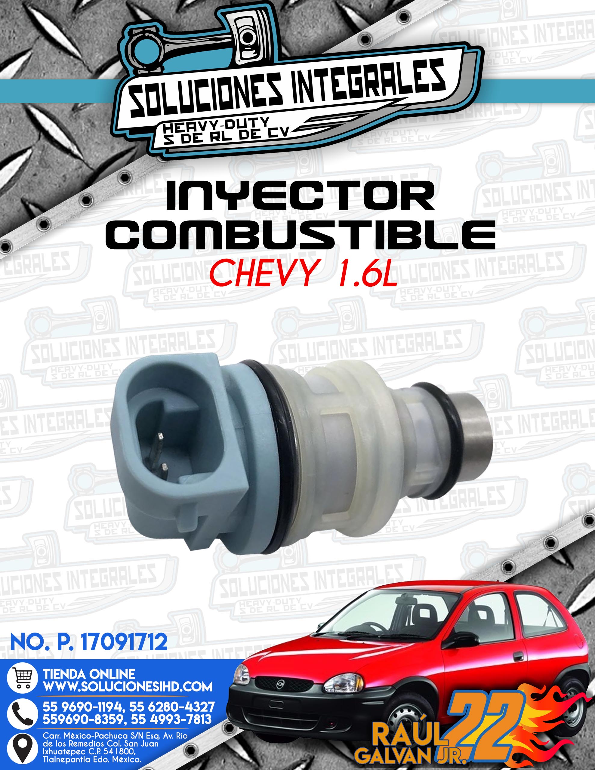 INYECTOR COMBUSTIBLE CHEVY 1.6L – Soluciones IHD