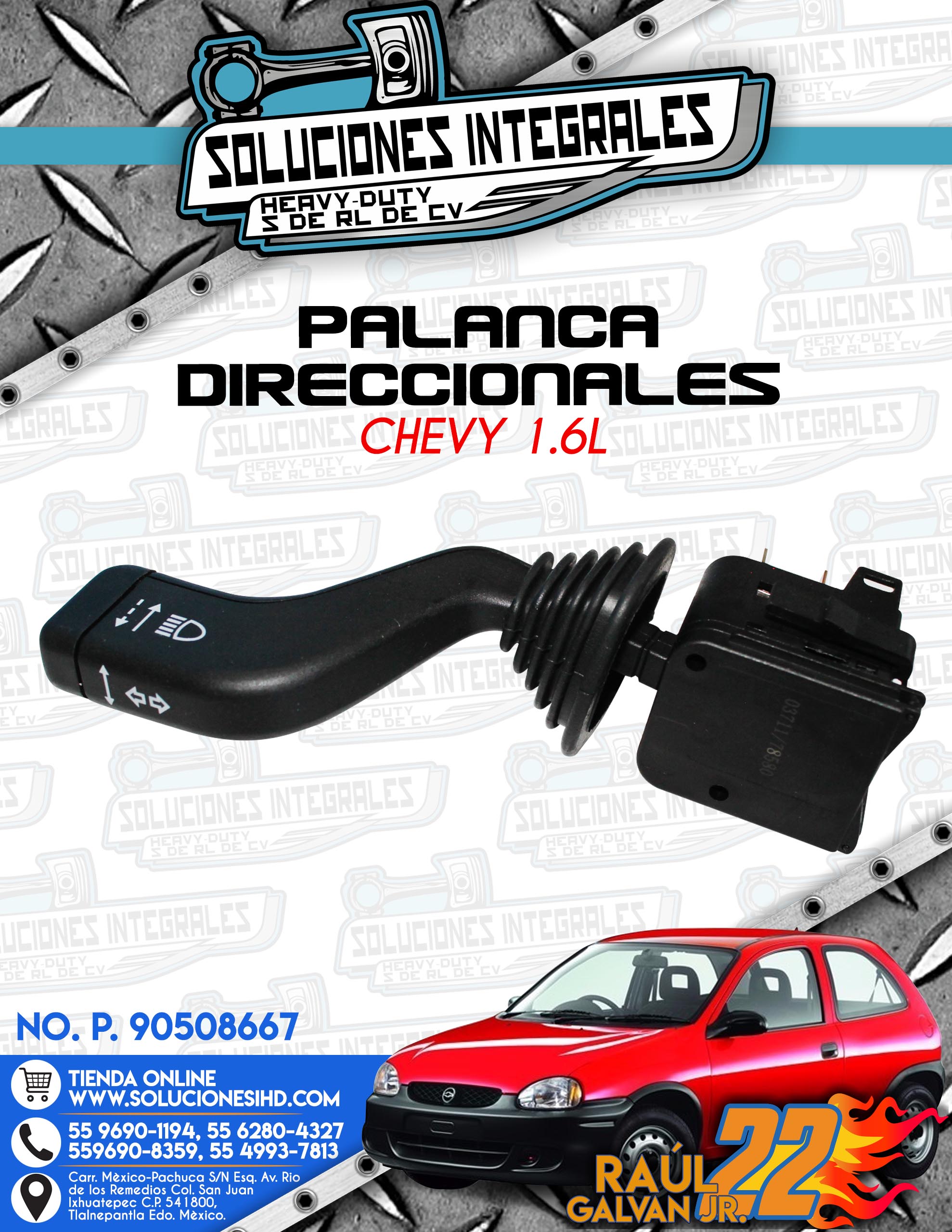 PALANCA DIRECCIONALES CHEVY 1.6L – Soluciones IHD