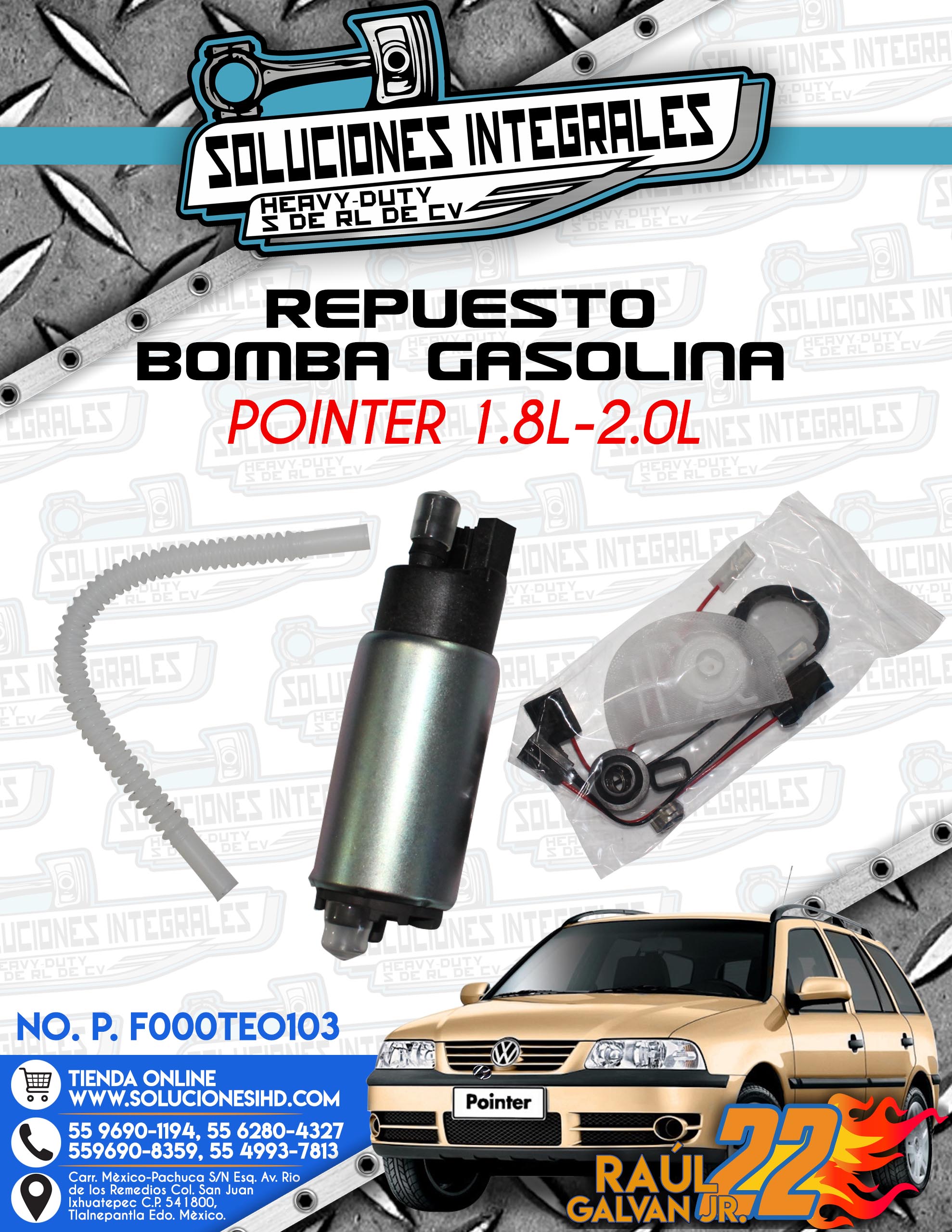 REPUESTO BOMBA GASOLINA POINTER 1.8L Y 2.0L – Soluciones IHD