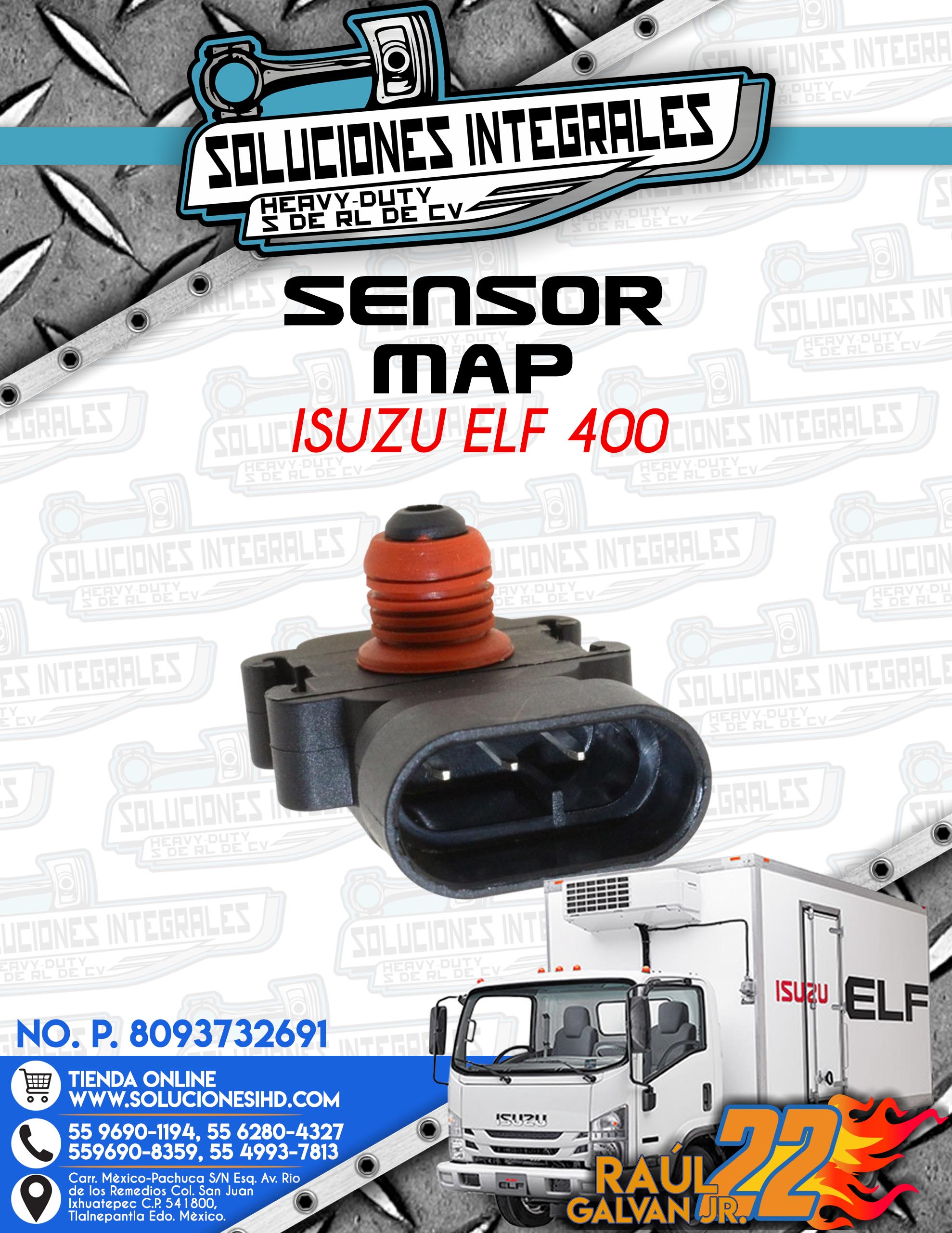 SENSOR MAP ISUZU ELF 400 – Soluciones IHD